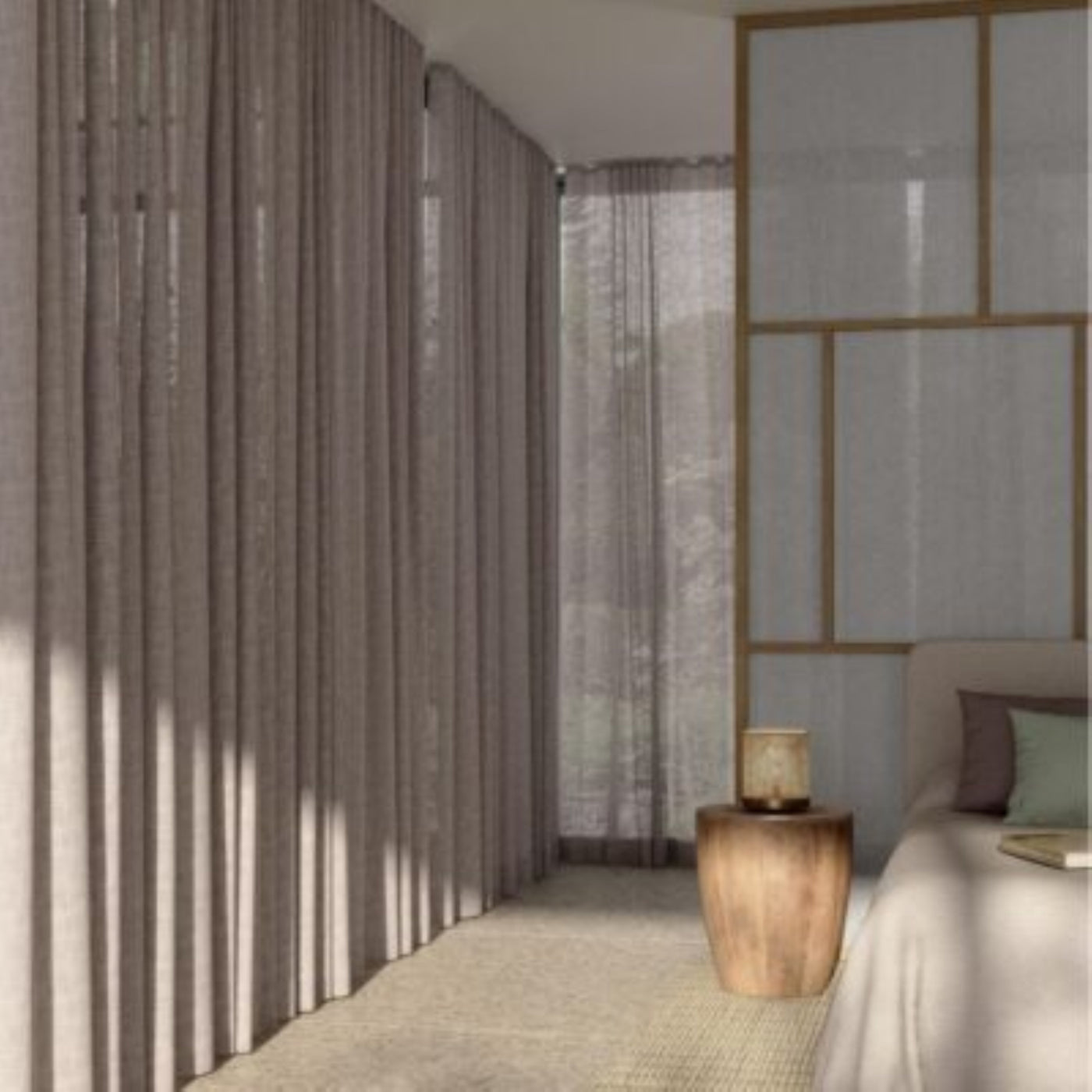 Verti-Kal Montreal's official showroom - JF Fabrics - Fabric